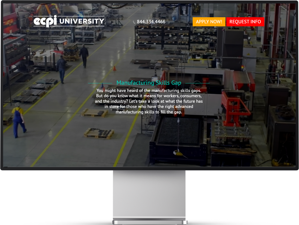 TechArk Revamps ECPI University Website to Improve UX & Enrollment