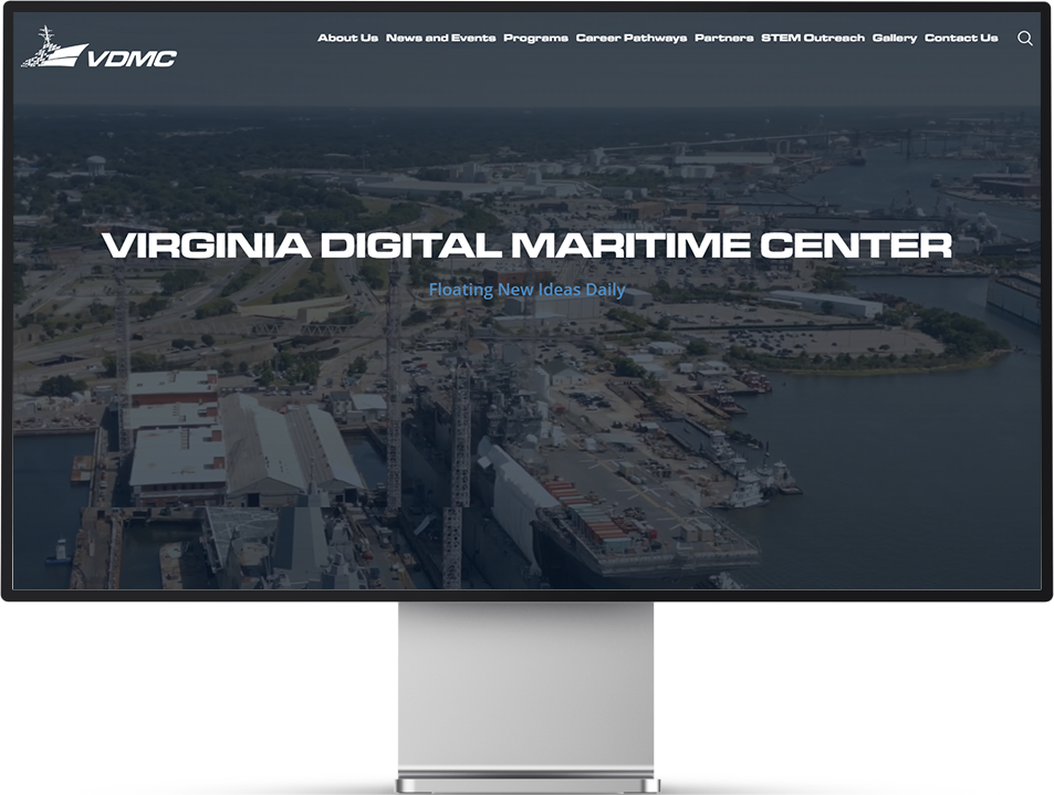 Website Design for Virginia Digital Maritime Center | TechArk